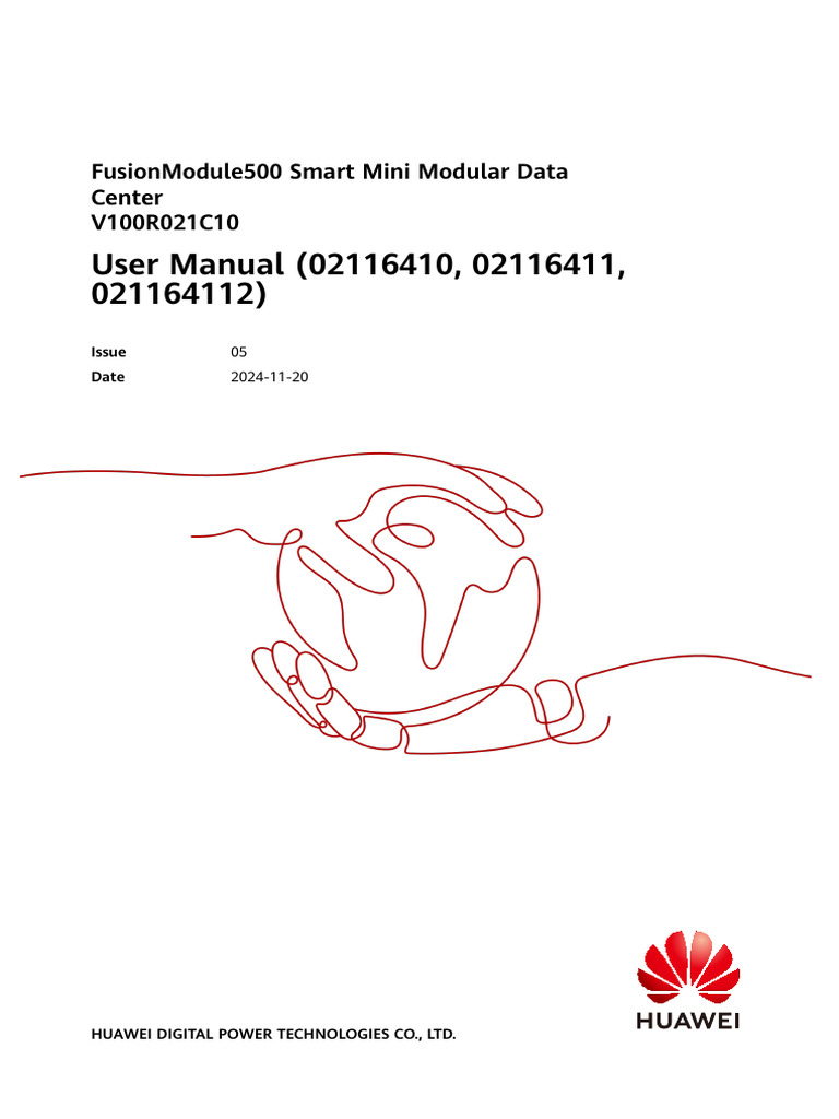 FusionModule500 Smart Mini Modular Data Center V100R021C10 User Manual ...