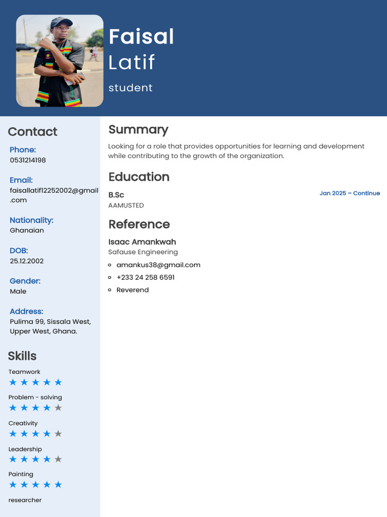 Faisal Resume 572 | PDF