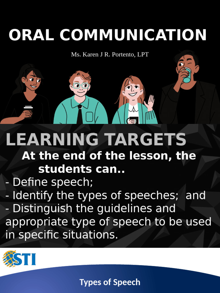 Types and Principles of Speech Delivery | PDF | Public Speaking ...