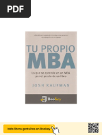 MBA Personal Por Josh Kaufman | PDF