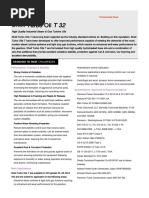 Shell Turbo Oil T 46 Technical Data Sheet | PDF | Motor Oil | Turbocharger