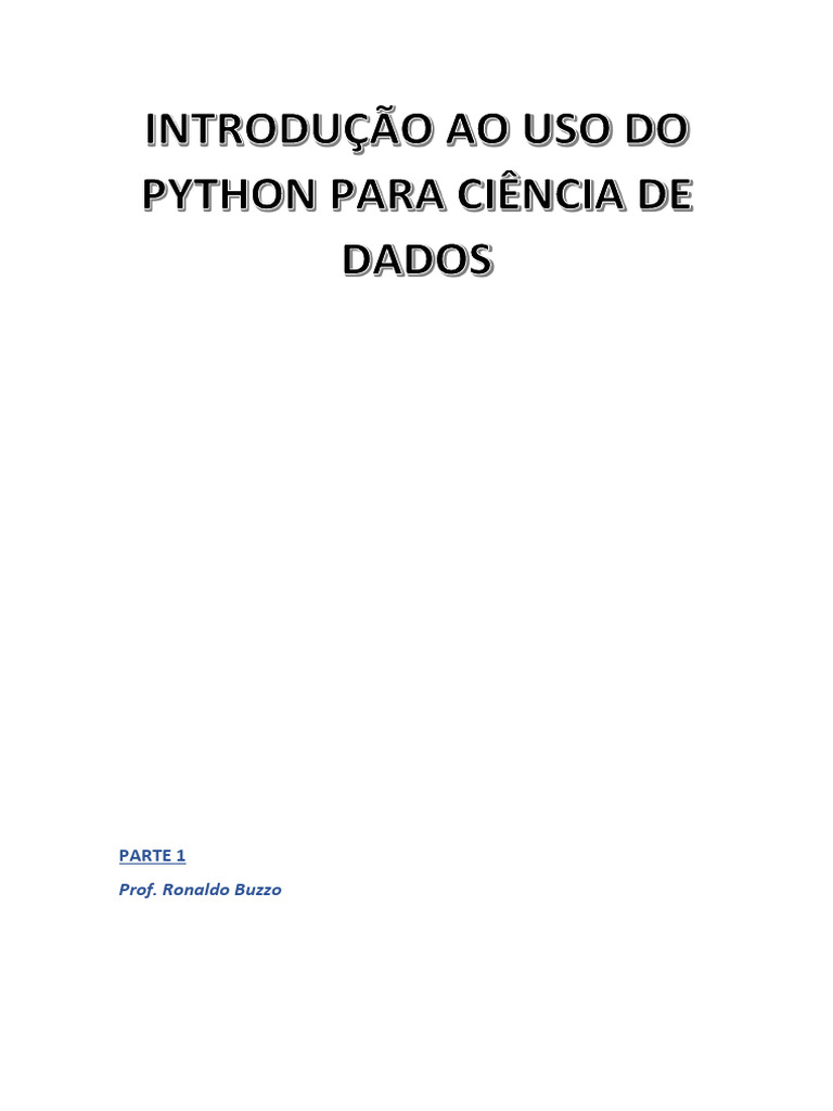 Introdução ao Python para Iniciantes | PDF | Python (linguagem de ...