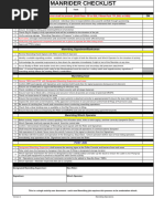 Man Riding Checklist: HSE - 7474.0 - Rev 0 - (16-Dec-2020) | PDF ...