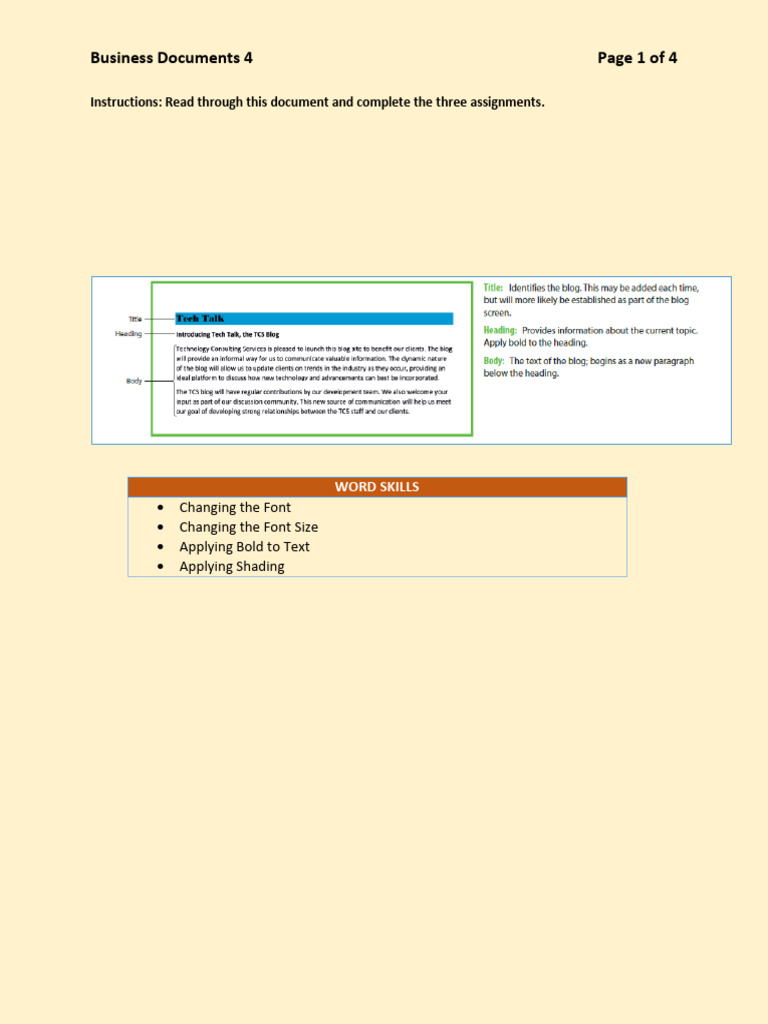 Blog Formatting Instructions Guide | PDF | Text | Typography