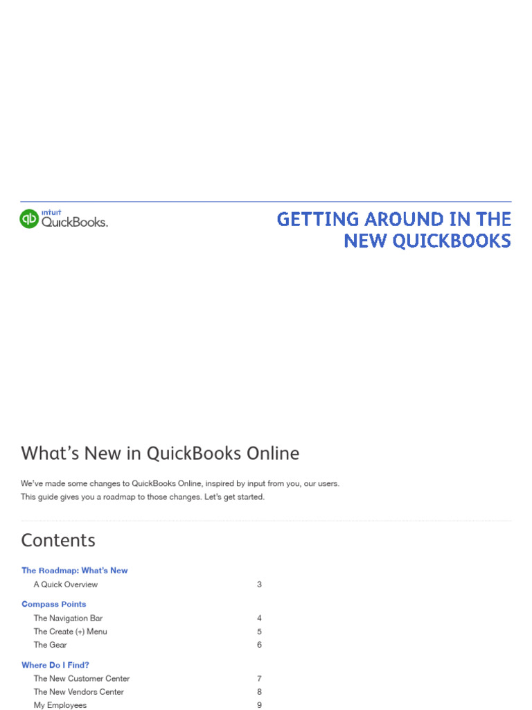 Navigating the New QuickBooks Interface | PDF | Paycheck | Banks