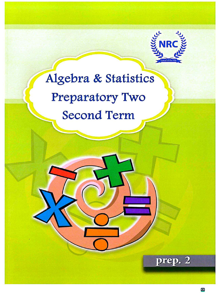 Algebra Booklet 2nd Term | PDF
