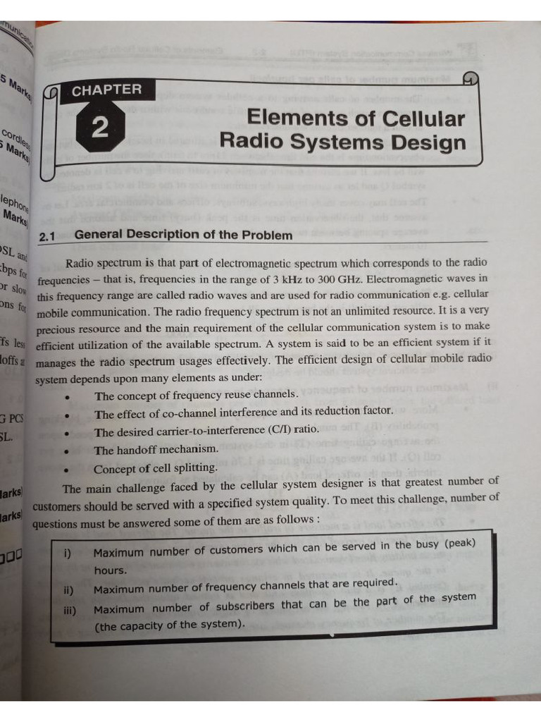 Elements of Cellular Radio System Design | PDF