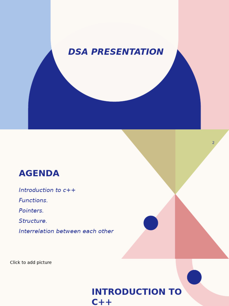 Dsa Presentation | PDF | C++ | Pointer (Computer Programming)