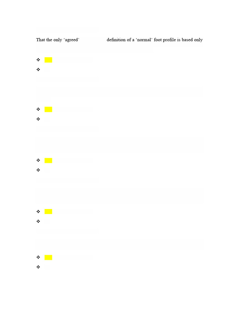 Assignment of Foot Assessment | PDF