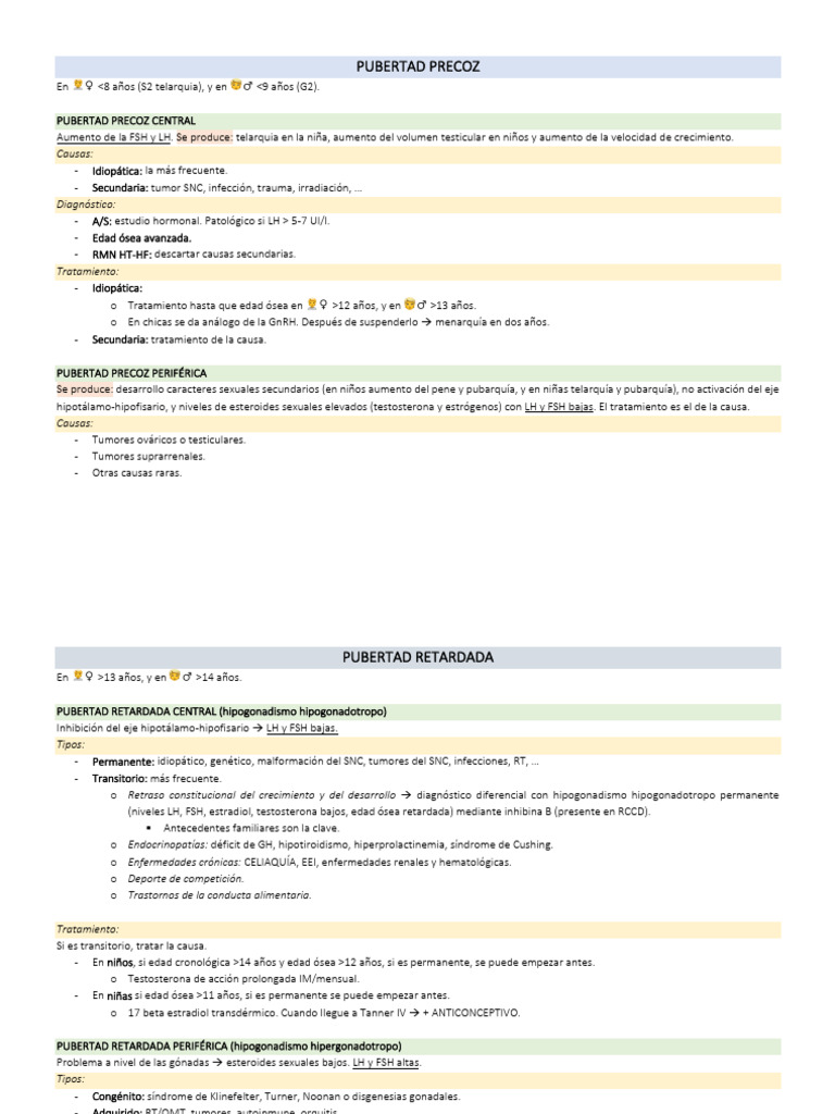 pubertad pediatria de pediatría urv | PDF | Pubertad | Hormona luteinizante
