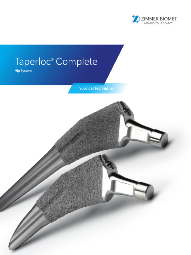 Taperloc - Técnica Cirurgica | PDF | Hip | Medical Specialties