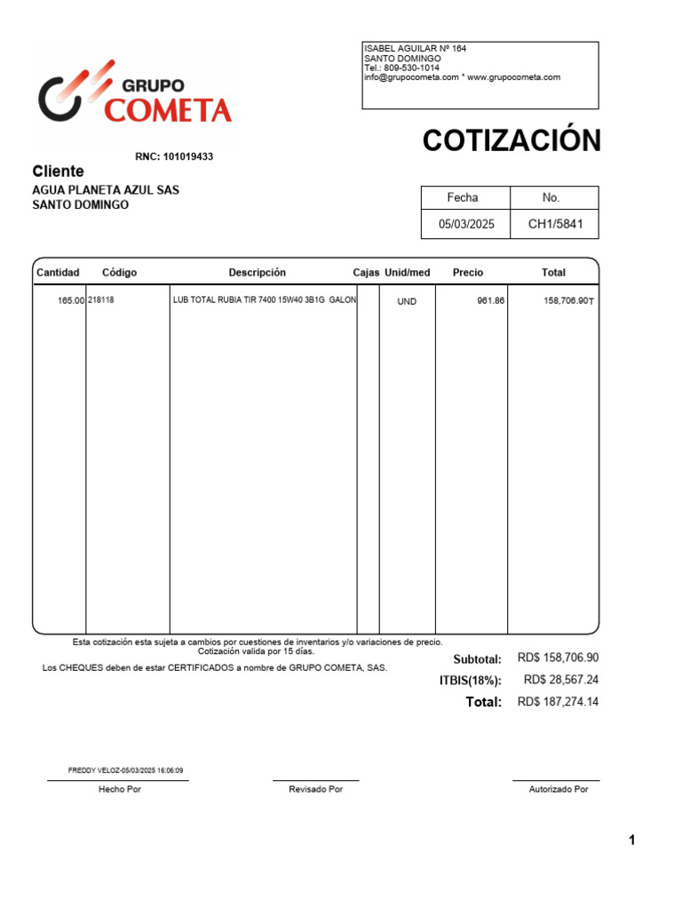 M Presup 20250305 | PDF