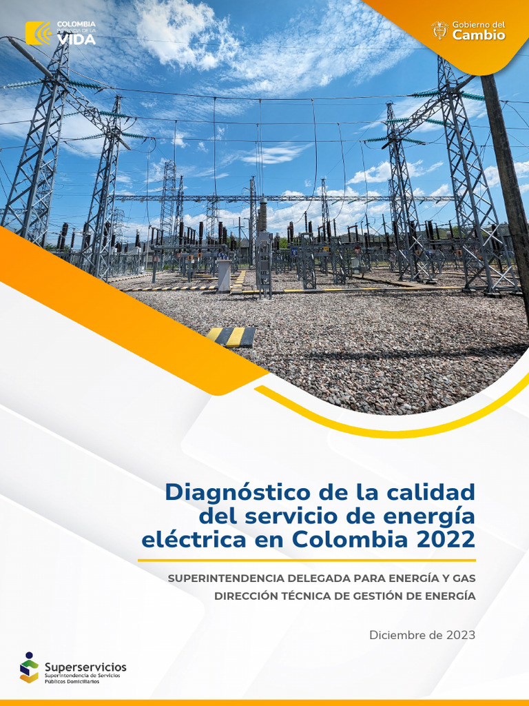 Informe de Calidad Del Servicio de Energia 2022 | PDF | Colombia | Voltio