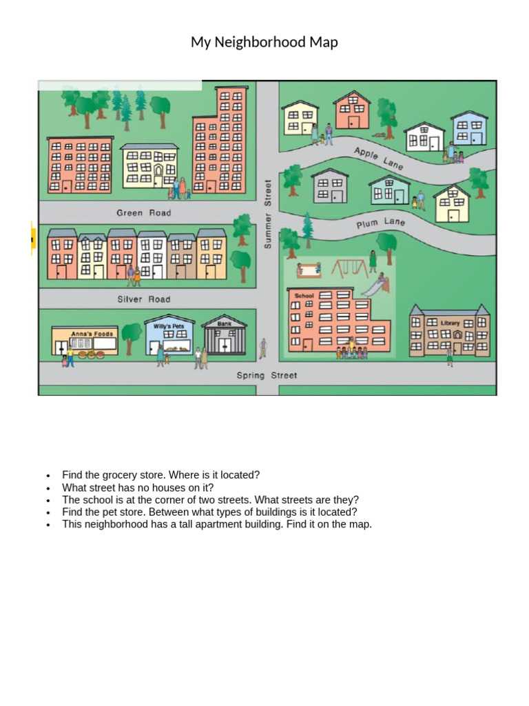 My Neighborhood map | PDF