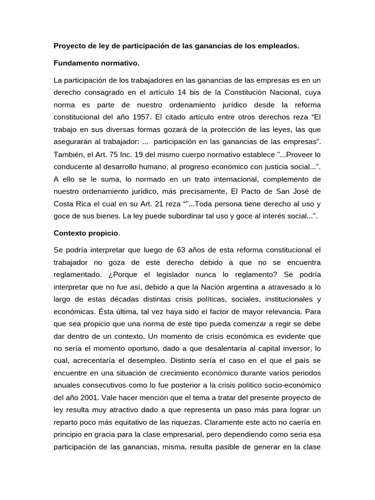 PROYECTO-DE-LEY-05 | PDF | Derecho laboral