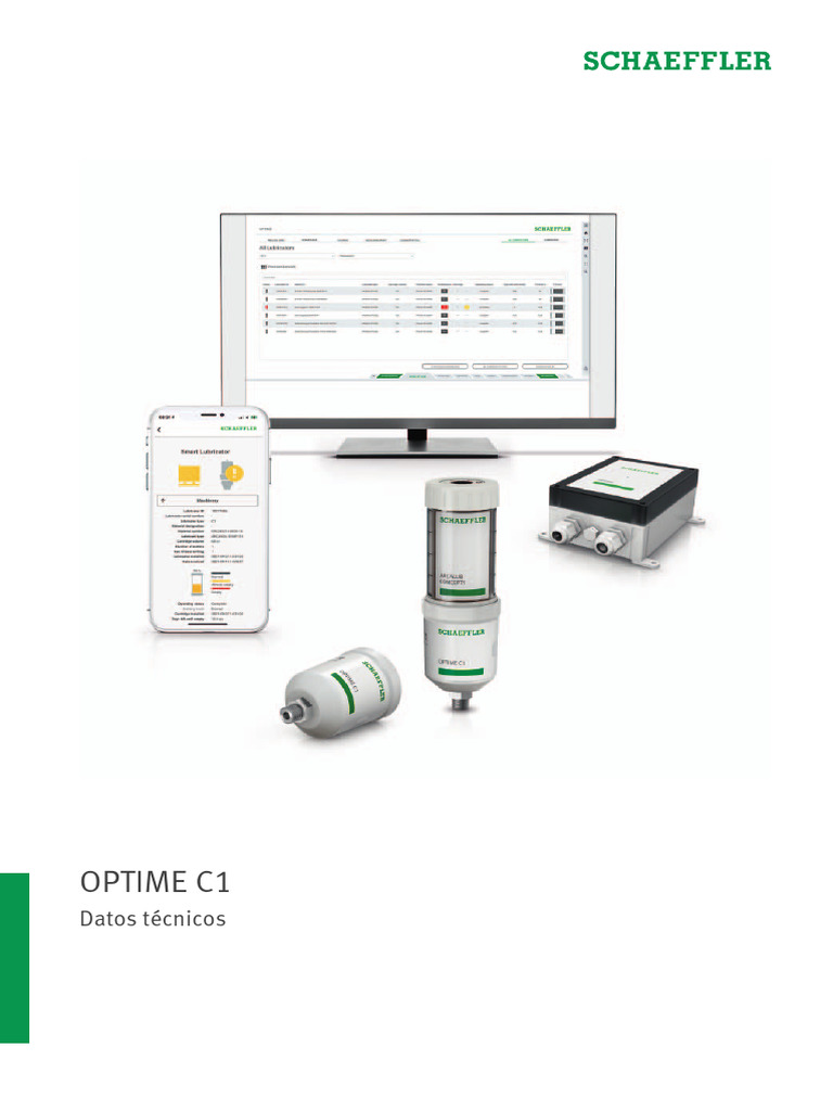 Optime C1 Schaeffler | PDF | Rodamiento (Mecánico)