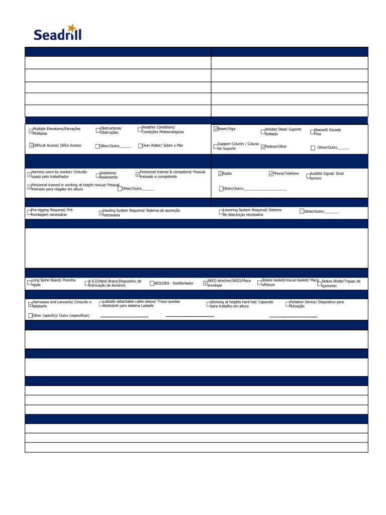 FRM-37-0163 - WAH rescue plan-Dual - Work on Scaffolding at the derrick ...