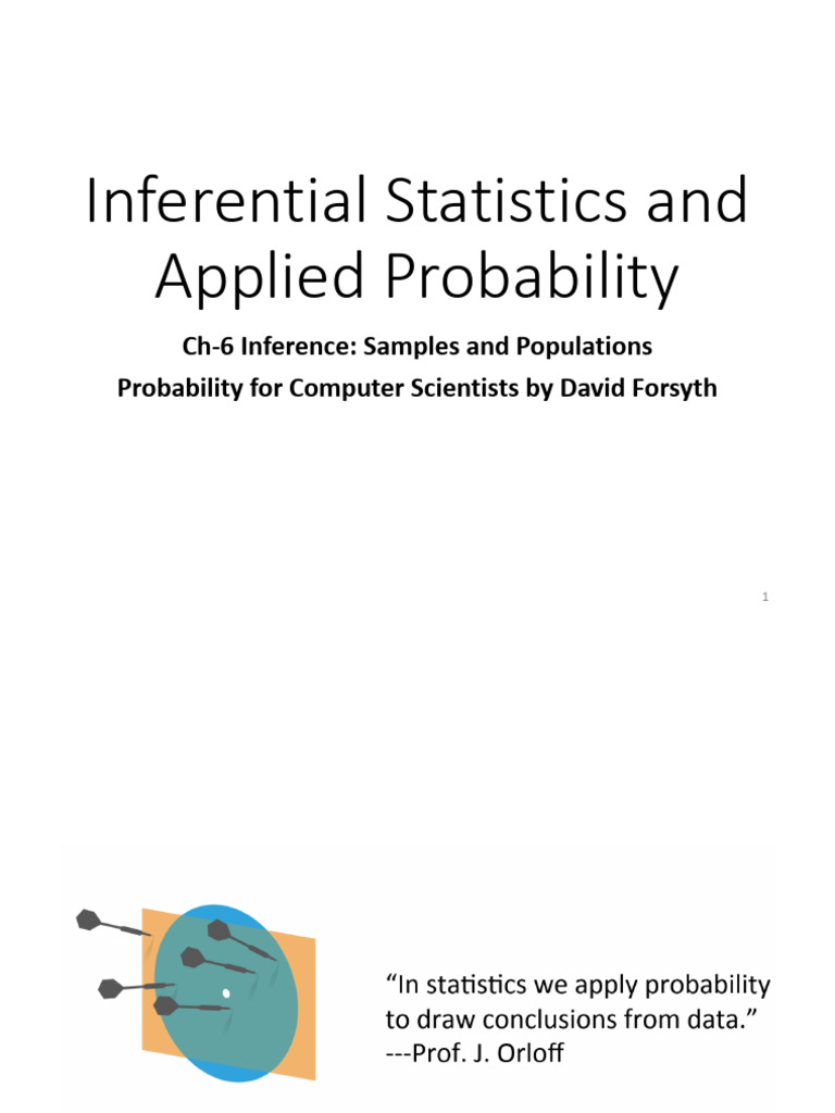 Lecture06 Ch6 Forsyth Inf Stats FA24 | PDF | Standard Error | Normal ...
