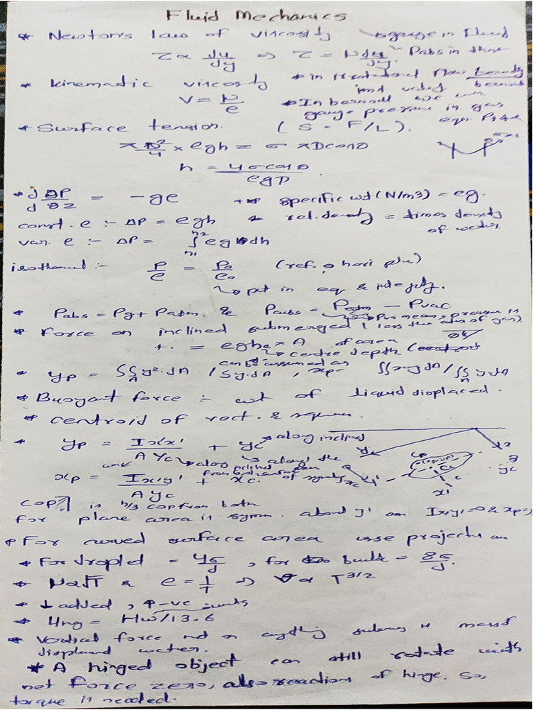 Fluid Mechanics For Gates | PDF