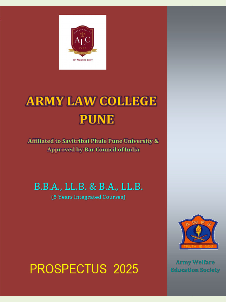 ALC Pune Prospectus-AY 2025-26. | PDF | Crimes | Crime & Violence
