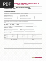 Cédula de Operación Anual COA 20_____ | PDF | Residuos | Combustibles