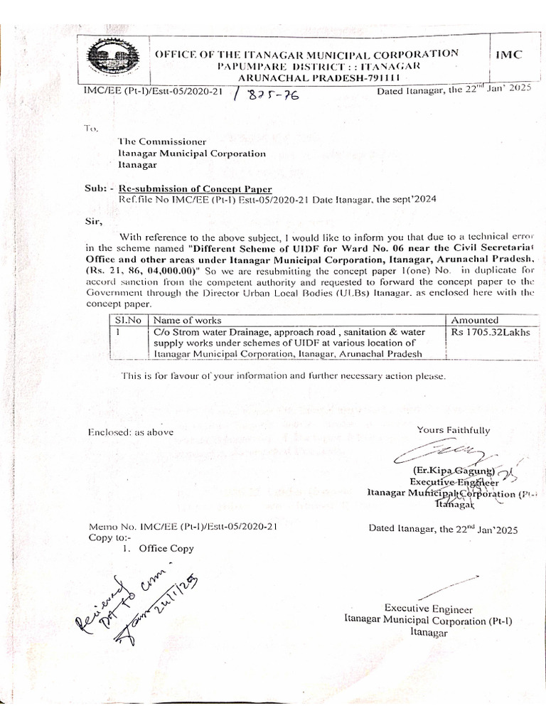 Forwarding Copy of Re-Submitting | PDF