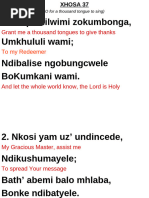 014 Thixo Akunangqaleko | PDF