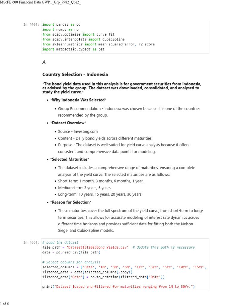 MScFE 600 Financial Data GWP1 - Ipynb | PDF | Principal Component ...