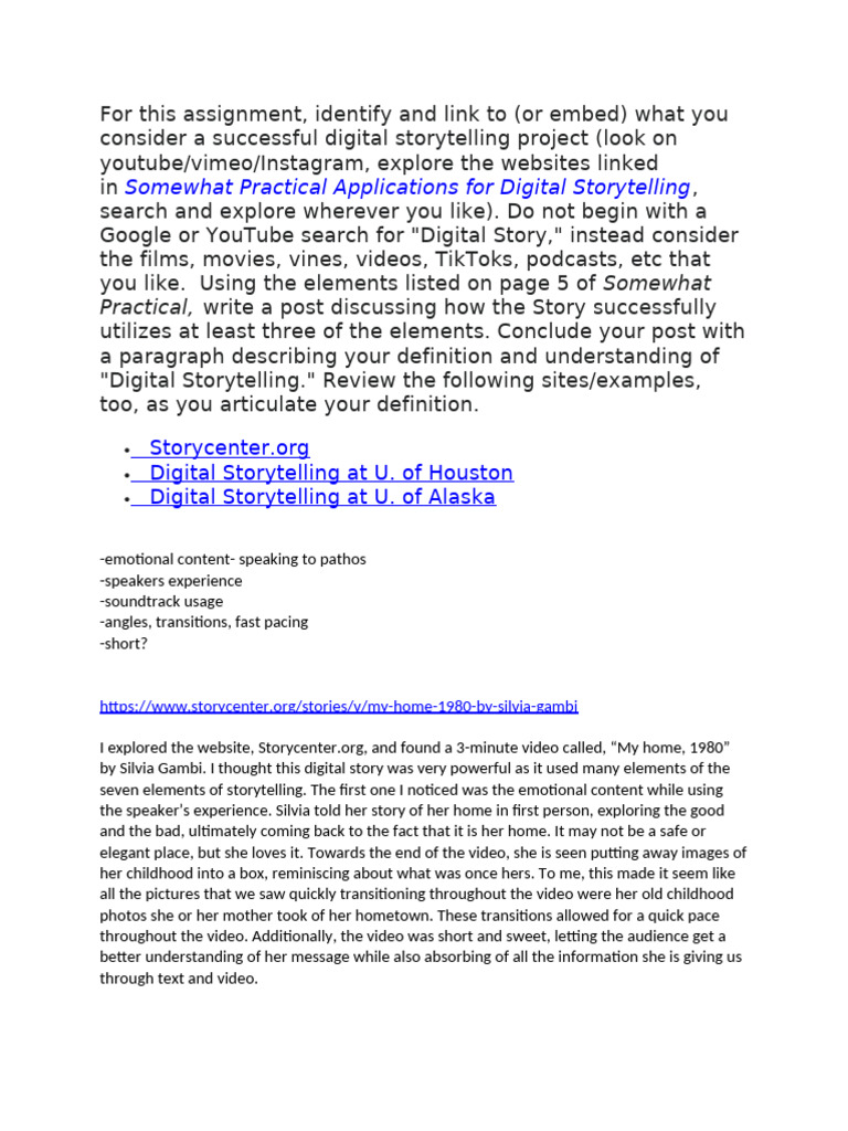 What Is Digital Storytelling | PDF | Storytelling | Human Communication