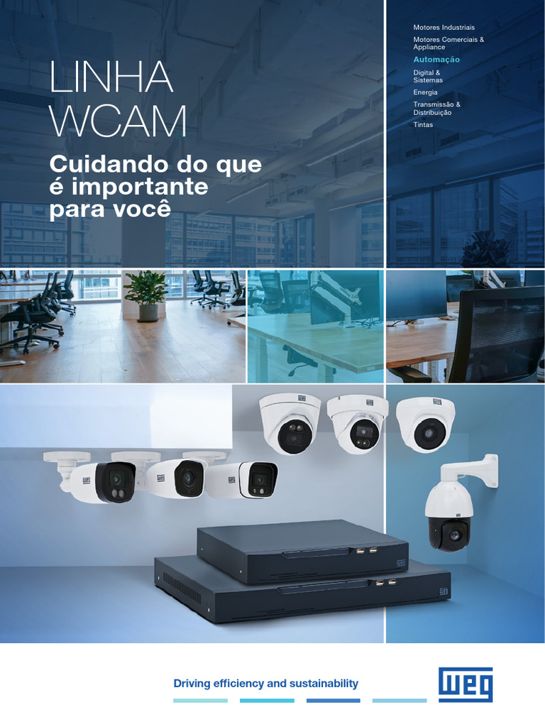 Linha WCAM: Segurança Eletrônica Avançada | PDF | Drive de disco rígido ...