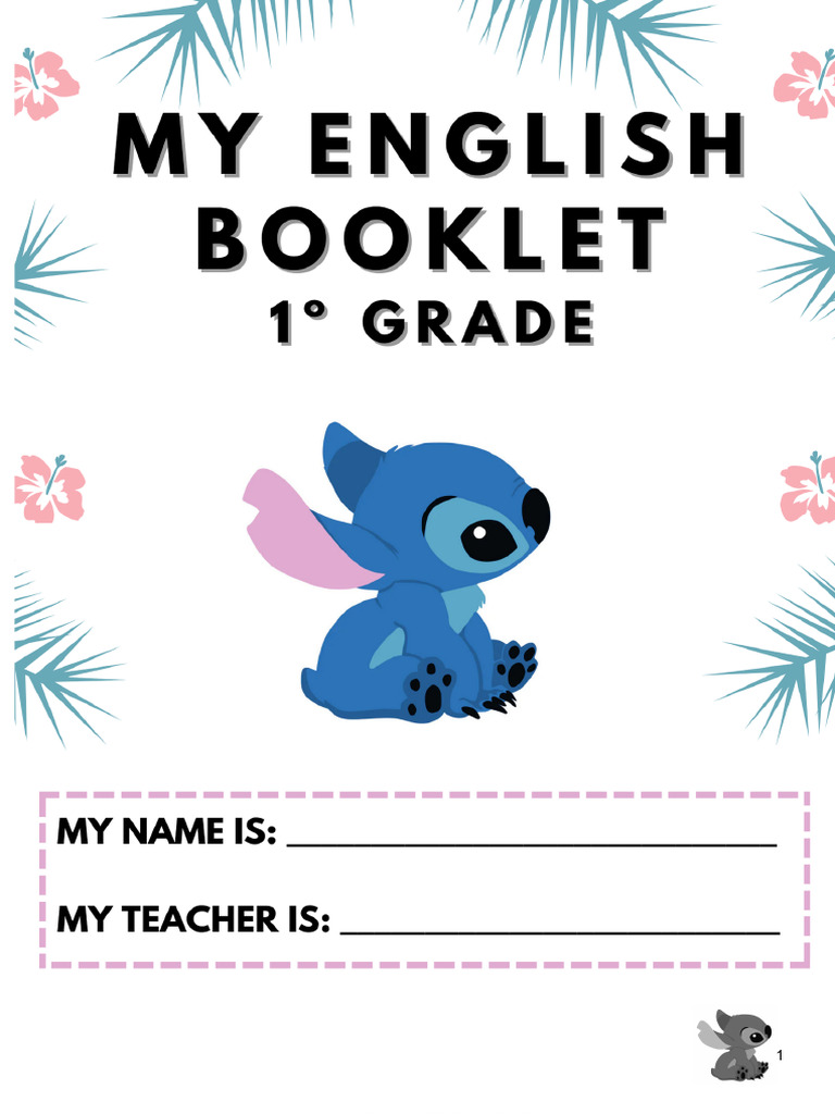 English Booklet 1ST Grade Caraludme | PDF