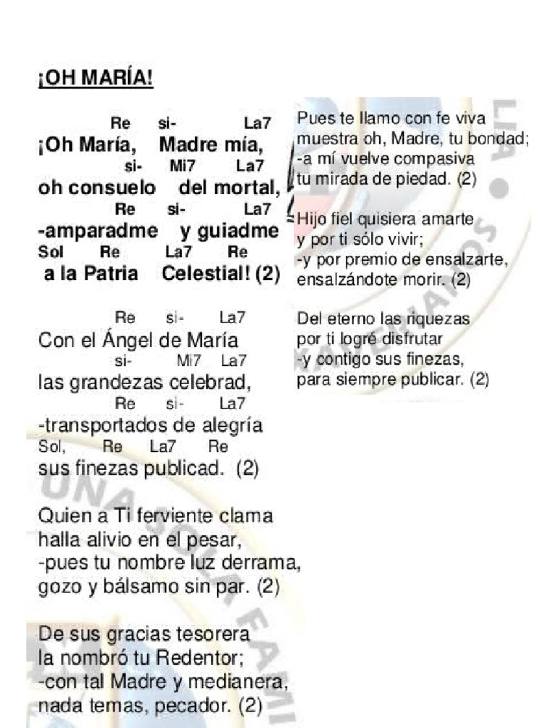 Oh Maria | PDF