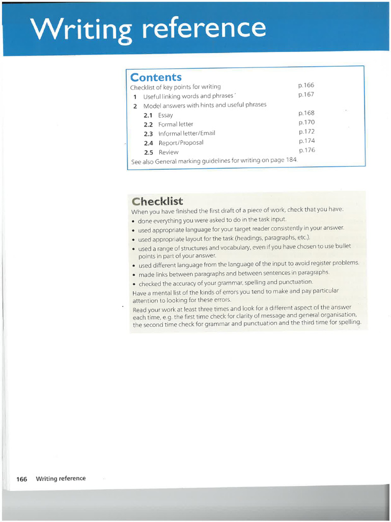 Gold Advanced Writing Bank | PDF