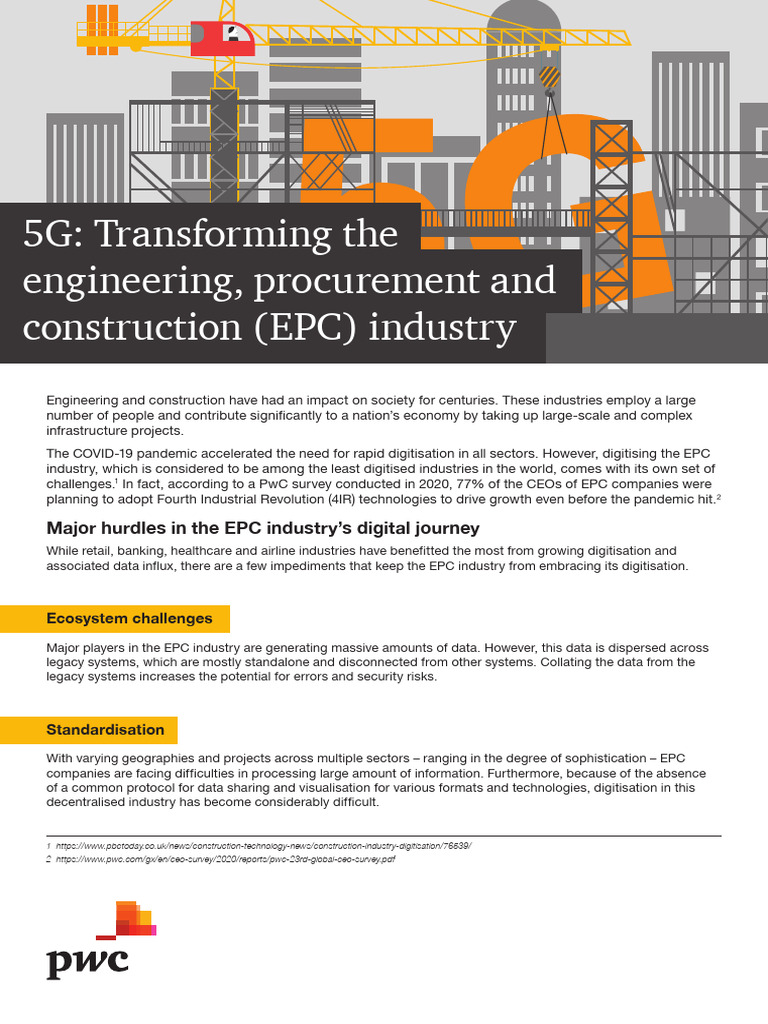5g Transforming The Engineering Procurement and Construction Epc ...