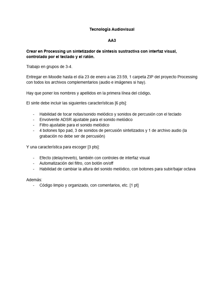 Tecnologia AA3 2024 | PDF