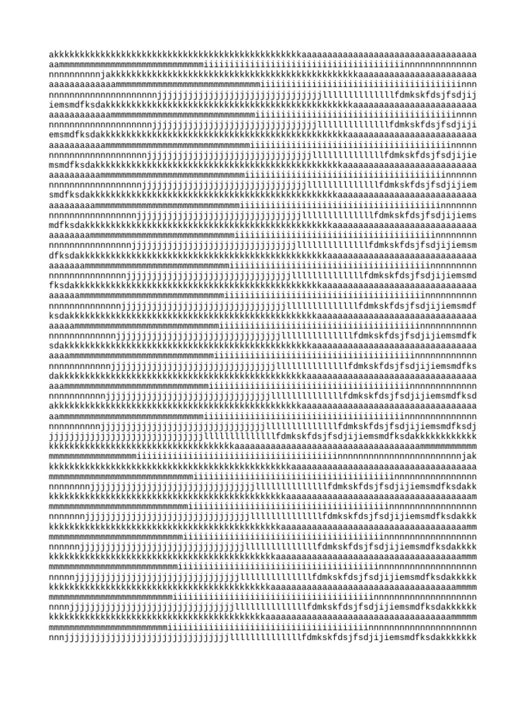 Random Character String Analysis | PDF