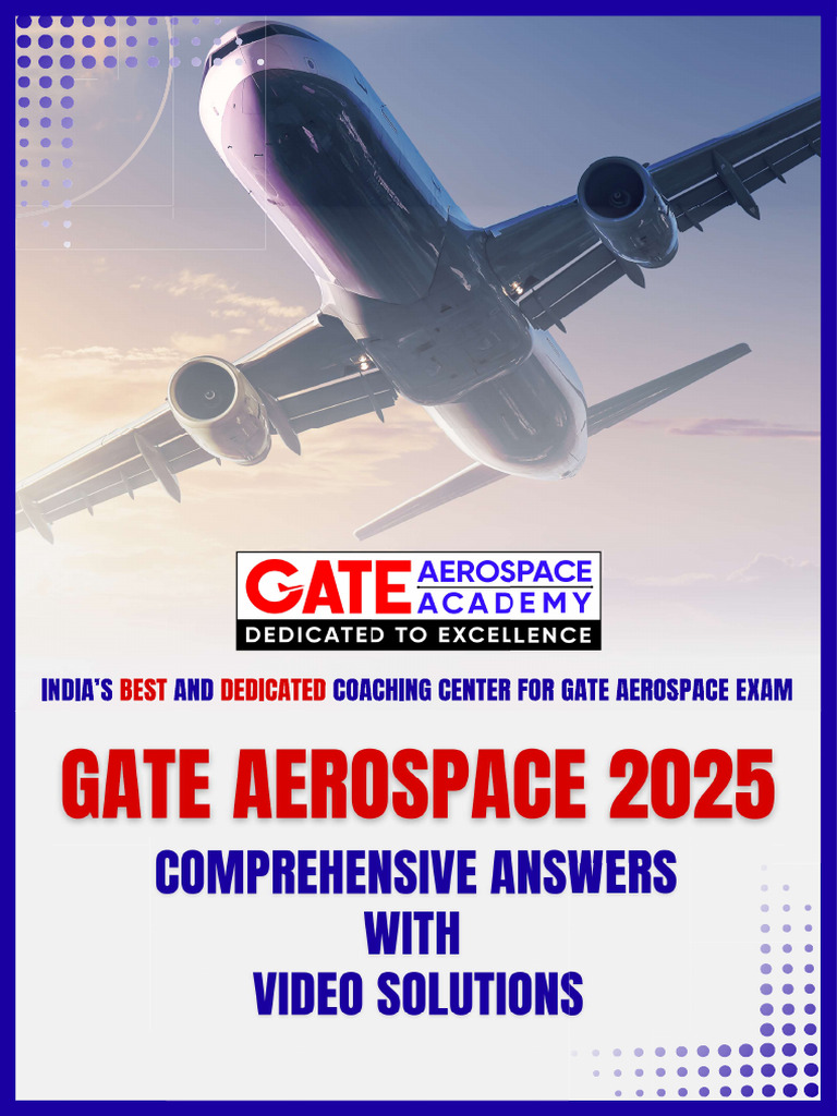 GATE Aerospace 2025 Exam Analysis | PDF | Area | Continuum Mechanics