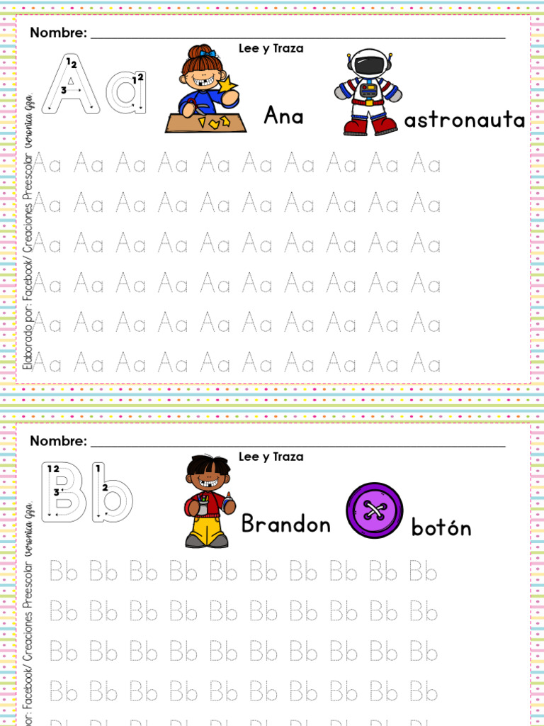 Trazos Abc y Numeros | PDF
