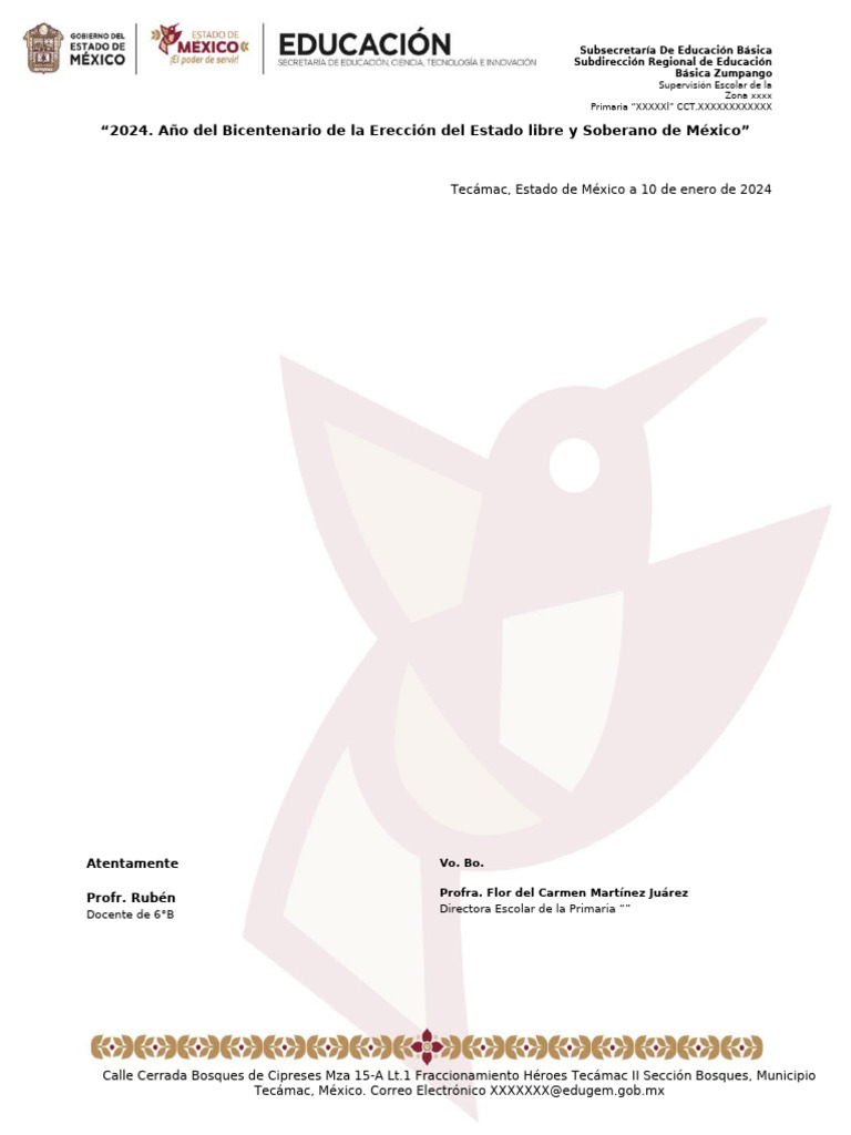 NUEVO MEMBRETE VESP VERTICAL CARTA 2024 | PDF