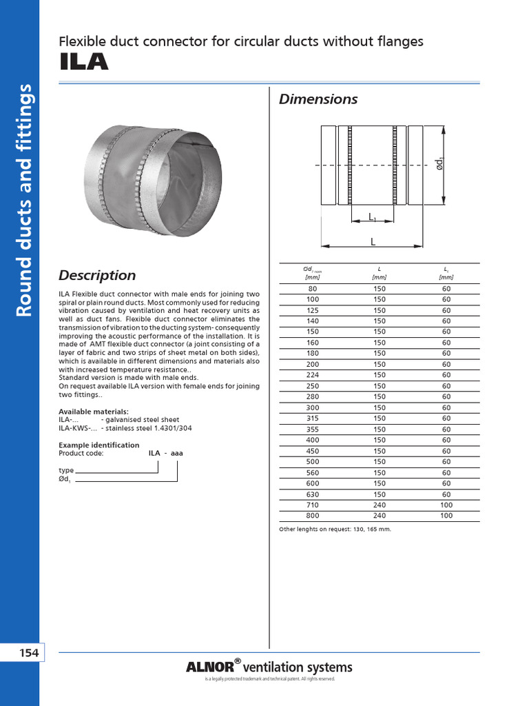 Rectangular Flexible Duct Connectors | PDF | Duct (Flow) | Building ...