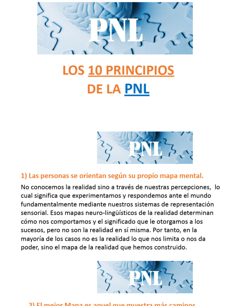 10 Principios de La PNL + Ejercicio Creencias Limitantes - Charla ...