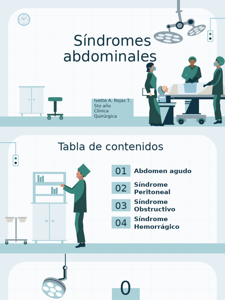 Sindromes Abdominales Ivette | PDF | Gastroenterología | Enfermedades y trastornos