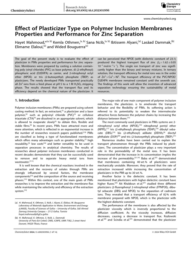 Effect_of_Plasticizer_Type_on_Polymer_Inclusion_Me | PDF | Polyvinyl ...