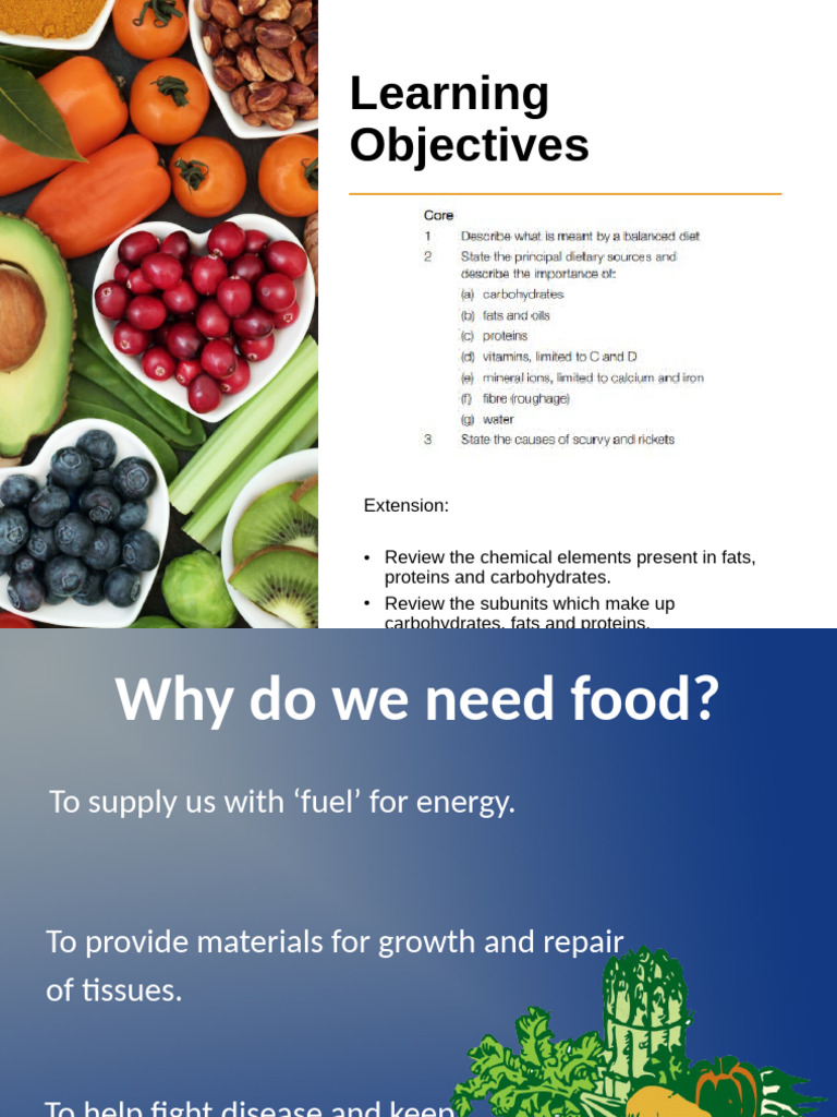 Nutrition Class 1 Presentation | PDF | Foods | Fat