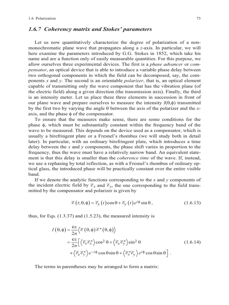 Physical Optics Concepts Optical Elements and Techniques - Compress ...