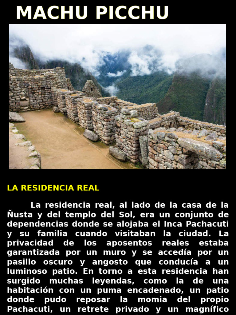MACHU PICCHU - 5ta Parte | PDF