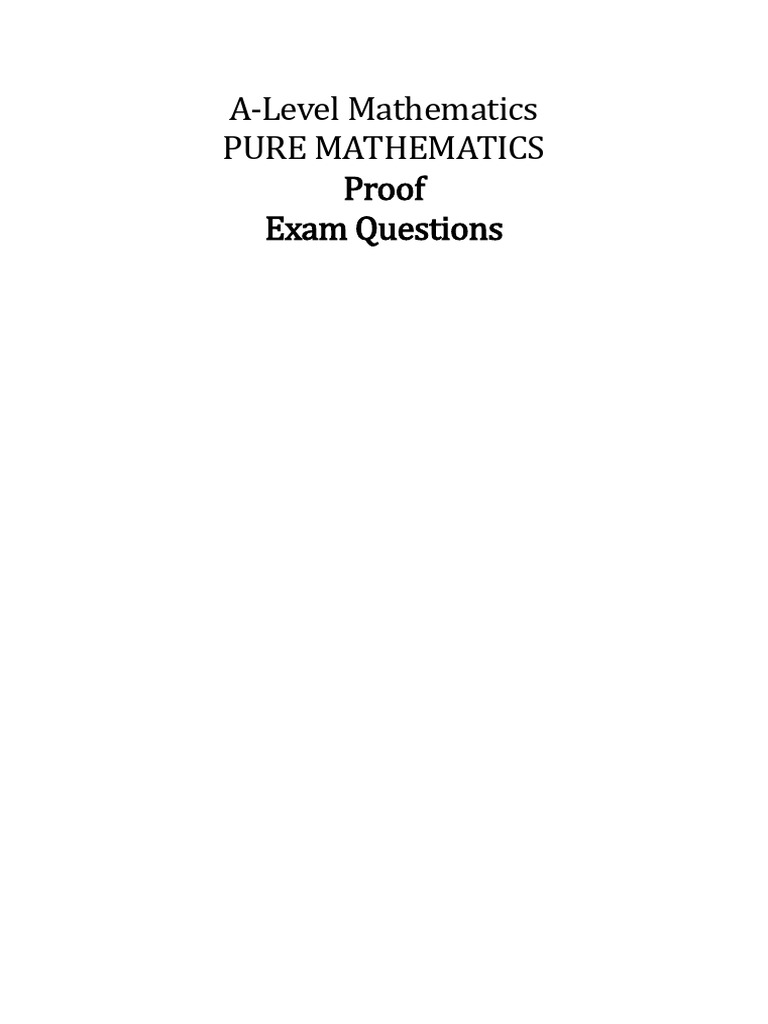 Proof Pdf