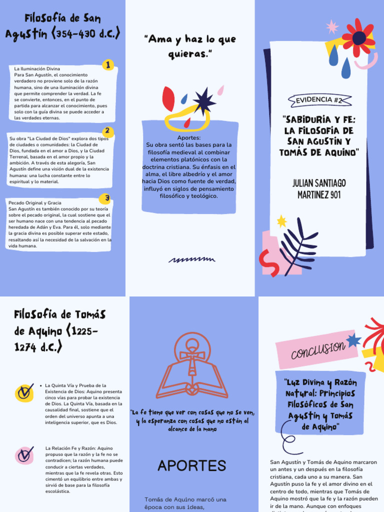 Luz Divina y Razón Natural Principios Filosóficos de San Agustín y ...