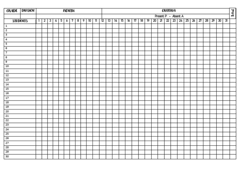 Attendance 2025 | PDF