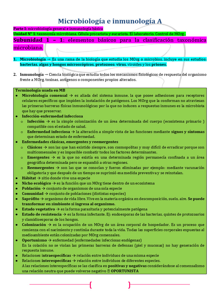 Microbiologia e Inmunologia | PDF | Virus | Las bacterias